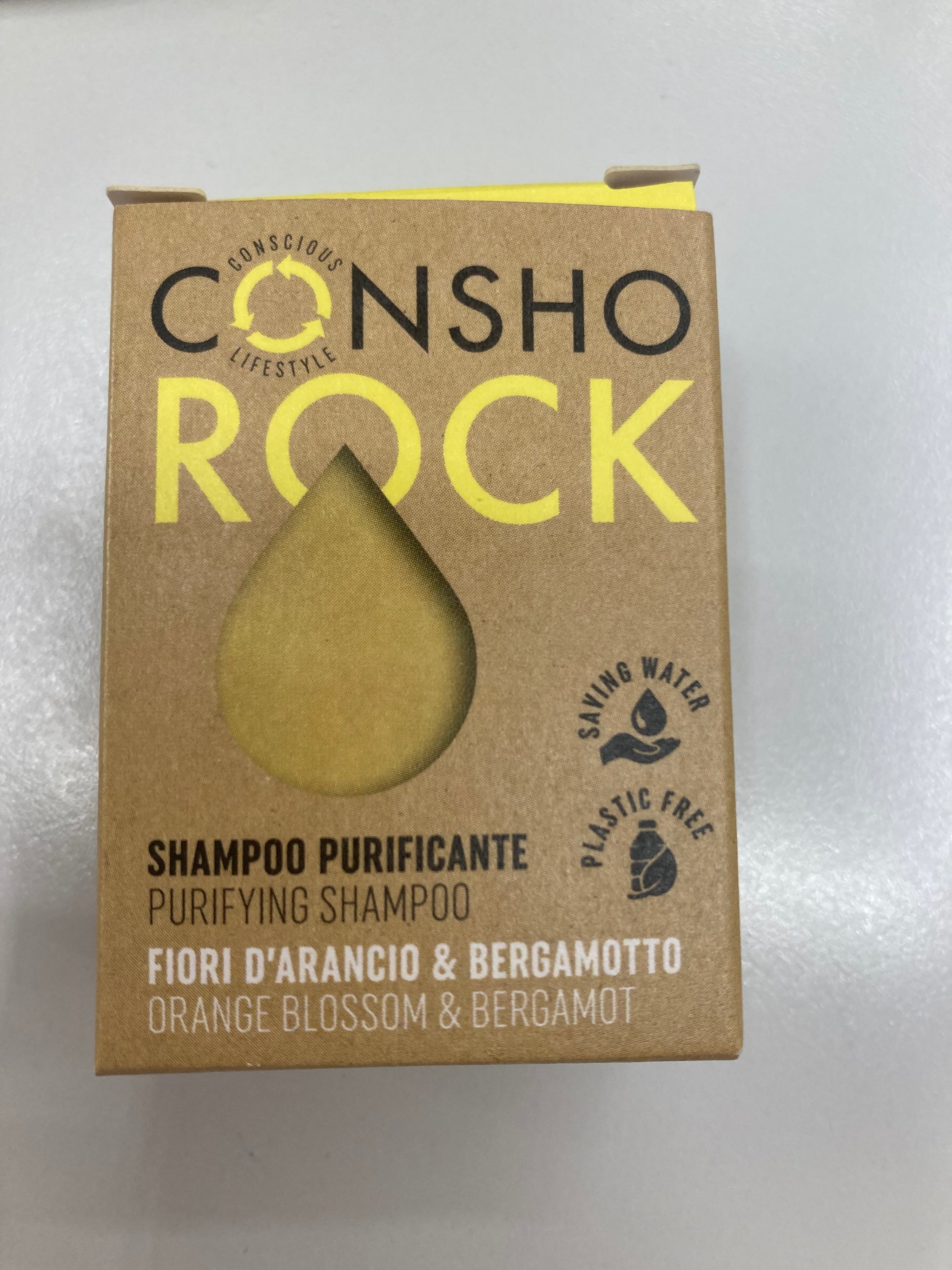 Consho Rock Shampoo Purificante Solido I MyCosmoCare